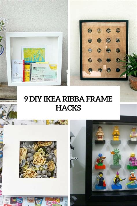 9 DIY IKEA Ribba Frame Hacks That You Should Try Shelterness