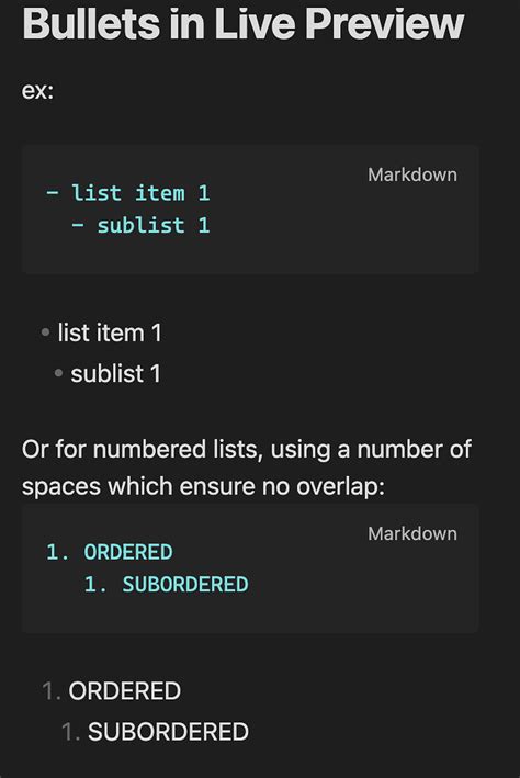 Rendering Lists In Live Preview Bug Reports Obsidian Forum