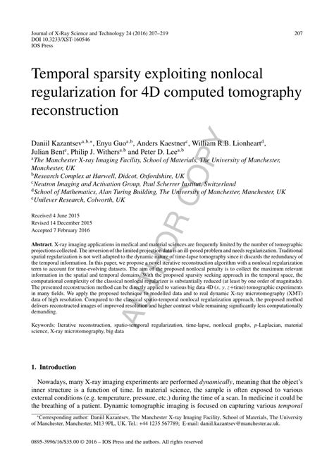 pdf temporal sparsity exploiting nonlocal regularization for 4d