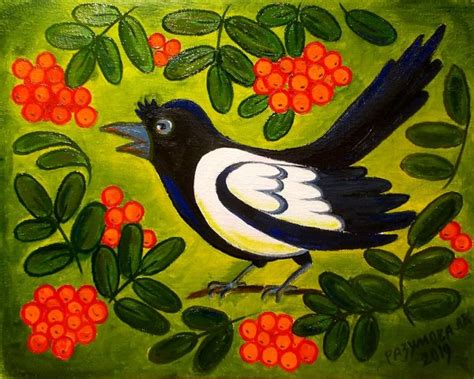 Сорока картина для детей 45 фото