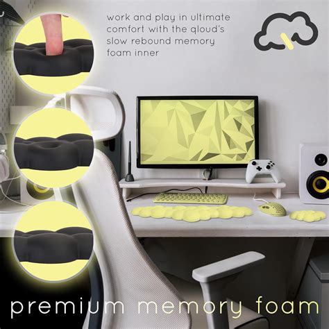 Qloud Cloud Wrist Rest Keyboard Cloud Palm Rest Keyboard Rest Desk Cloud Wrist Pad Keyboard