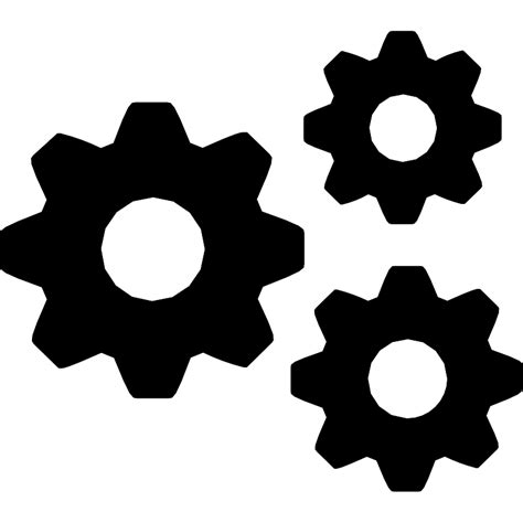 Cogs Vector SVG Icon SVG Repo