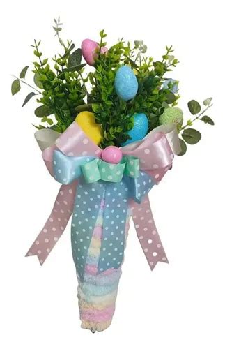 Coroa De Ovos De Páscoa F4 Enfeites De Primavera Porta De Frete Grátis