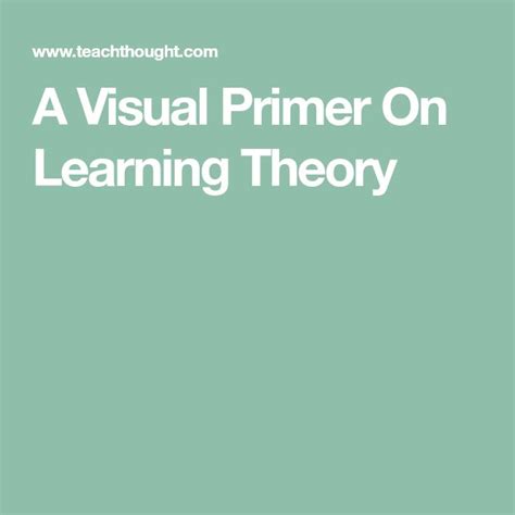 A Visual Primer On Learning Theory