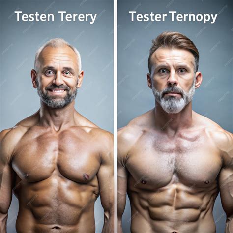 Testosterone Replacement Therapy After Before Premium Ai Generated Image