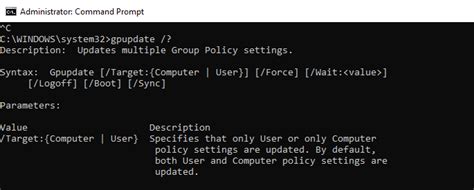 using gpupdate to update group policy settings theitbros