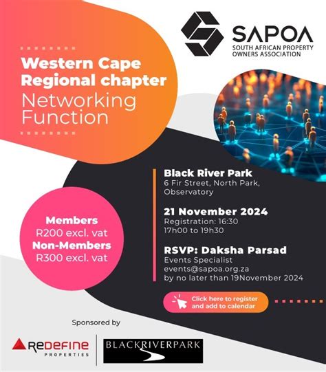 Sapoa Western Cape Regional Chapters Networking Function Property Wheel
