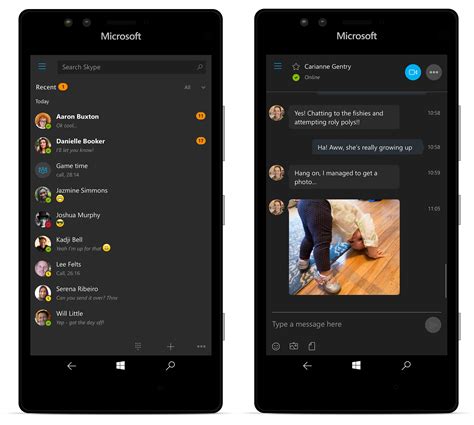 Microsoft Releases New Skype Preview App In Windows 10 Mobile Anniversary Update Softpedia