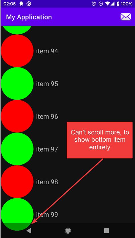 Android How To Support Full Screen Navigation Ui For Recyclerview