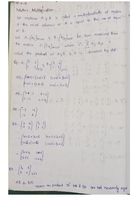 SOLUTION Types Of Matrices Problems Studypool