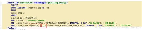 Mybatis中sql语句的cdata标签用法mysql编写sql时使用的cdata标志格式是什么 Csdn博客