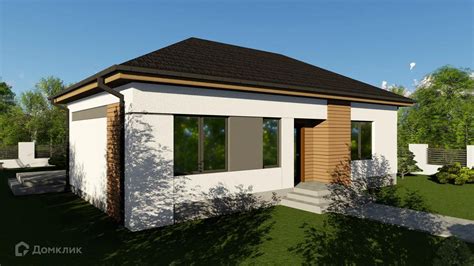 Проект дома «Дом 4 компании СК Греб из материала Газобетонные блоки площадью 86 57м² под ключ