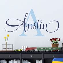 Nursery Wall Decal Name Sticker Name Wall Decal Custom Name Decal