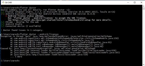 Installation Was Trying To Install Flutter Came Up With This Issue
