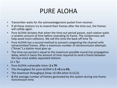 Multiple Access Protocols In Data Communication Networks Ppt