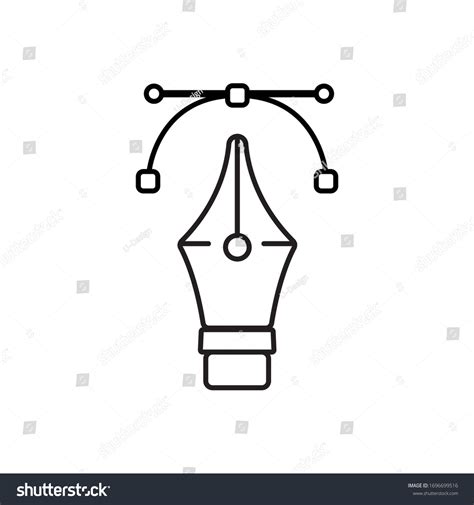 Pen Tool Icon Pencil Tool Cursor Stock Vector Royalty Free 1696699516 Shutterstock