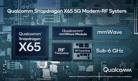 Qualcomm Announces The Snapdragon X65 5g Modem Rf System That Supports Connectivity Up To 10
