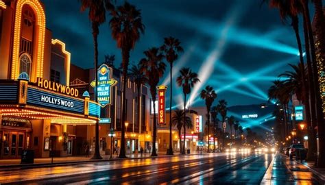 Free Hollywood Lights Glow Image Hollywood Neon Twilight Download