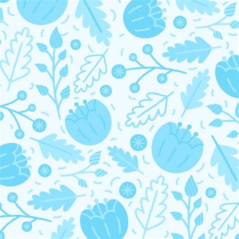 Free Vector Hand Drawn Monochromatic Pattern