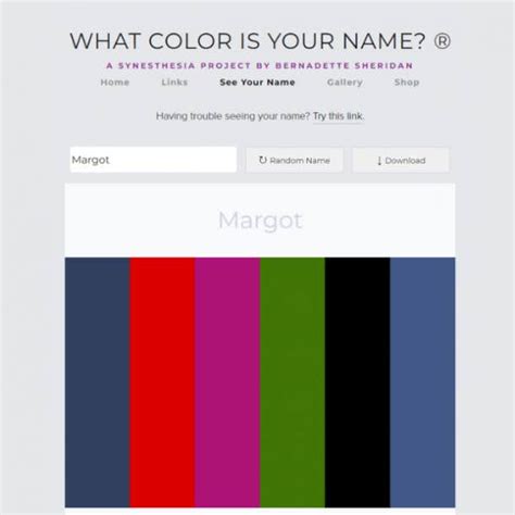 What Color Is My Name How To Take The Synesthesia Color Test On Tiktok