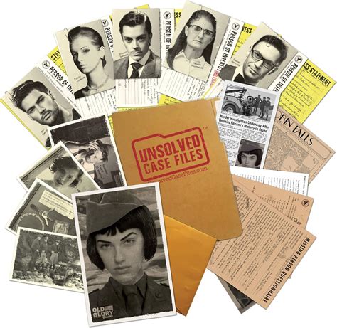 Unsolved Case Files Falcone Veronica Cold Case Murder Mystery Game