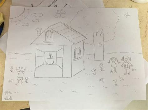 画画我的家 简笔画 简单 大山谷图库