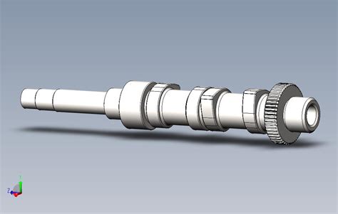 乌拉尔摩托车凸轮轴m72 Solidworks 2016 模型图纸免费下载 懒石网