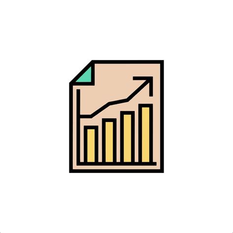 A Graph Chart Icon With A Bar Graph 55264658 Vector Art At Vecteezy