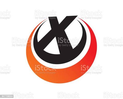 편지 X 템플릿 디자인 벡터 상징 디자인 개념 크리에이 티브 기호 아이콘 Brand Name Online Messaging Platform에 대한 스톡 벡터 아트 및 기타