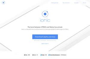 Ionic HTML Mobile App Framework Freebiesbug