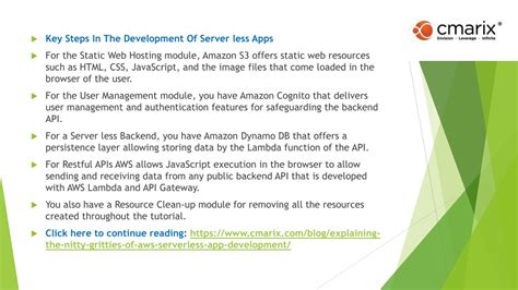 Ppt Brief Explanation About Nitty Gritties Of Aws Server Less App Development Powerpoint