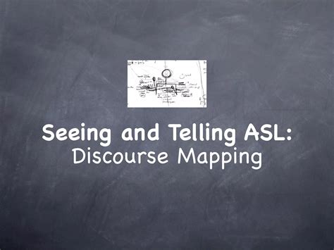 Understanding Asl Grammatical Features And Discourse Mapping Pdf