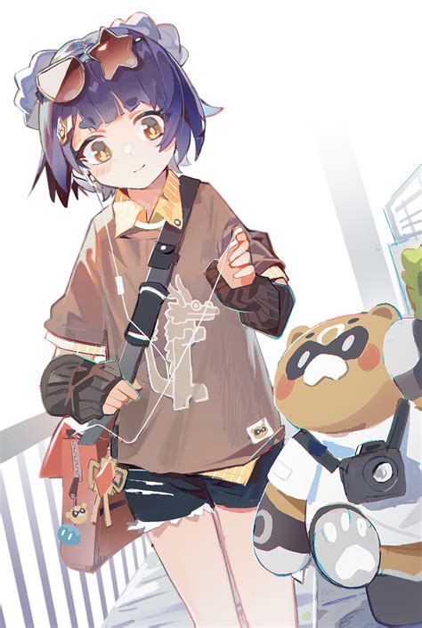 Xiangling And Guoba Genshin Impact Drawn By Banfenxuhuan Danbooru