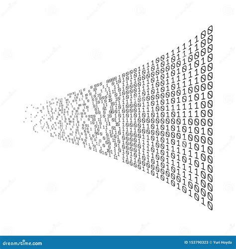 Binary Code Digital Technology Data Sorting From Chaos To System