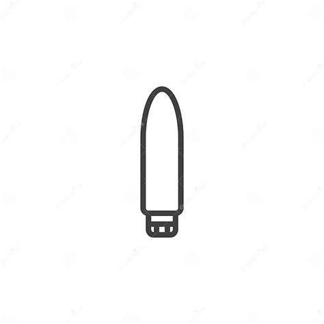 Symbol Für Sex Vibrator Vektor Abbildung Illustration Von Liebe