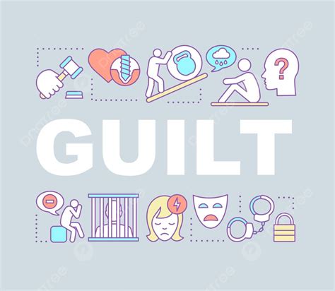 Konsep Kata Bersalah Bingkai Banner Ui Linier Vektor Bingkai Ui Linier Png Dan Vektor Dengan