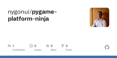 GitHub Nygonui Pygame Platform Ninja