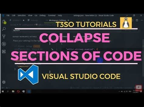 How To Collapse Sections Of Code In Visual Studio Code Youtube