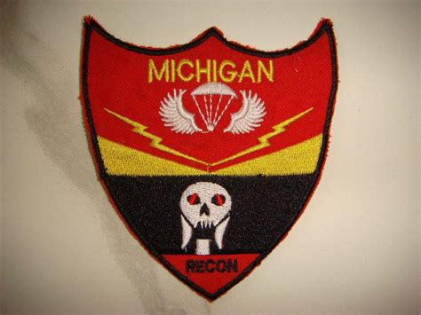 Us 5th Special Forces Macv Sog Rt Michigan Vietnam War Patch