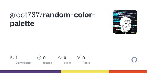 GitHub Groot Random Color Palette