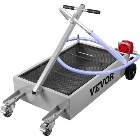 Vevor Oil Drain Pan 15 Gallon Oil Drain Tank 57l Low Profile Oil Drain
