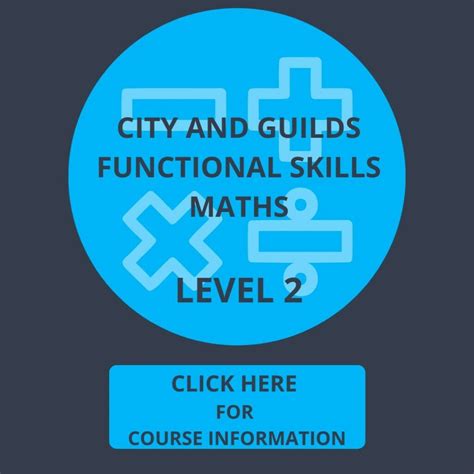 City And Guilds Functional Skills Maths Level 2 Choice Training