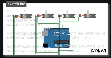 控制伺服电机 2 Wokwi Arduino And Esp32 Simulator 控制伺服电机 2 Wokwi Arduino And Esp32 Simulator