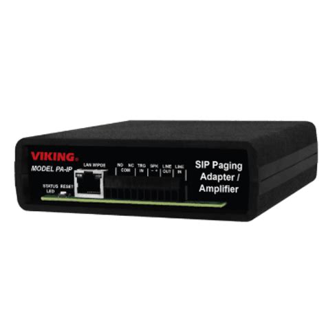 Viking Electronics Sip Multicast Paging Adapter And Amplifier Pa Ip Voip Supply