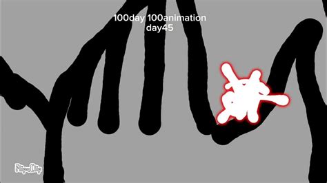 Challenge 100day 100animation Day45 Hand😱😱😱 Youtube