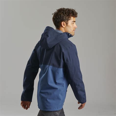 Mens Hiking Lightweight Waterproof Jacket Mh150