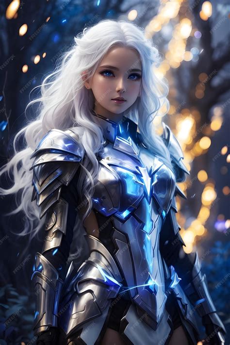 Premium Ai Image Futuristic Anime Girl Futuristic Anime Girl Portrait