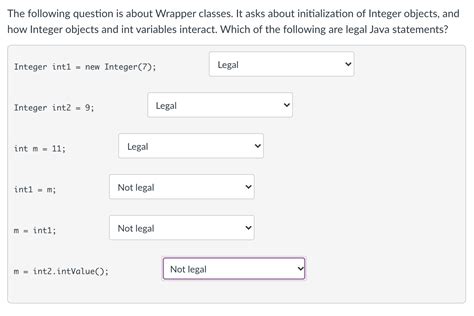 Solved The Following Question Is About Wrapper Classes It