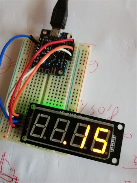 Nicu Florica Niqro Ceas Ntp Pe Afisaj Cu Tm1637