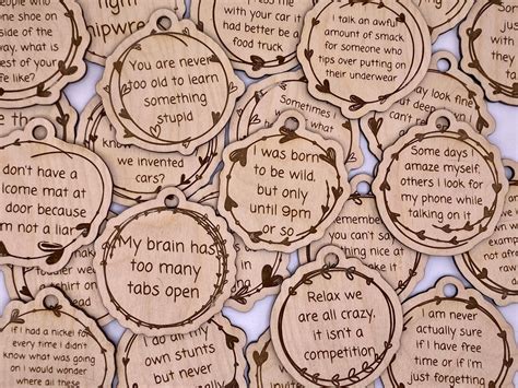 Keychain Bundle Svg File For Glowforge And Laser Cutters 24 Etsy